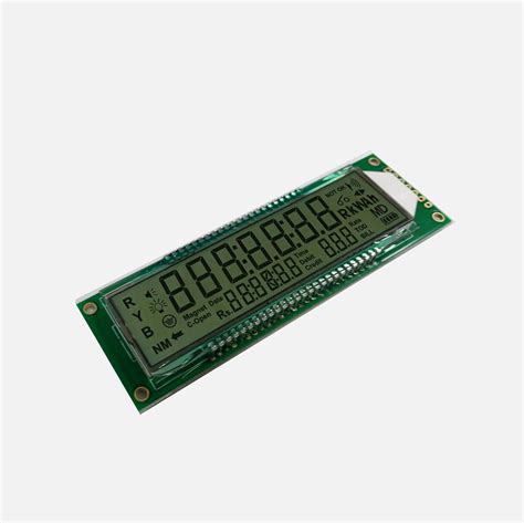 3 3v Custom Segment Energy Meter Lcd 7 Segment Lcd Display With White LED Backlight SPI Serial
