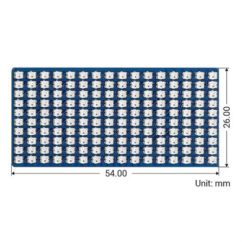 rgb full colour led matrix panel for raspberry pi pico 16x10 the pi hut