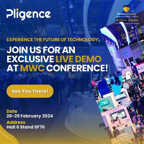 Pligence Privacydefender Mwc2024 Mwcbarcelona Mwcbarcelona2024… Pligence