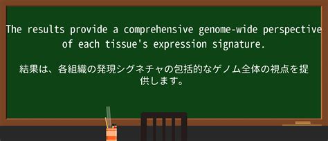 【英単語】gene Expression Signatureを徹底解説！意味、使い方、例文、読み方 おもしろい英文法