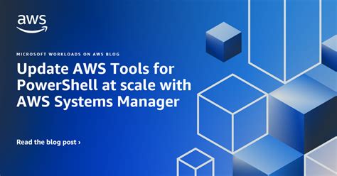 update aws tools for powershell at scale with aws systems manager