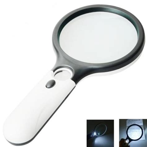 45x 3led 돋보기 렌즈 휴대용 루페 확대경 독서 시계지도 신문 책 보석 현미경watch Loupemagnifying Glass Lensreading