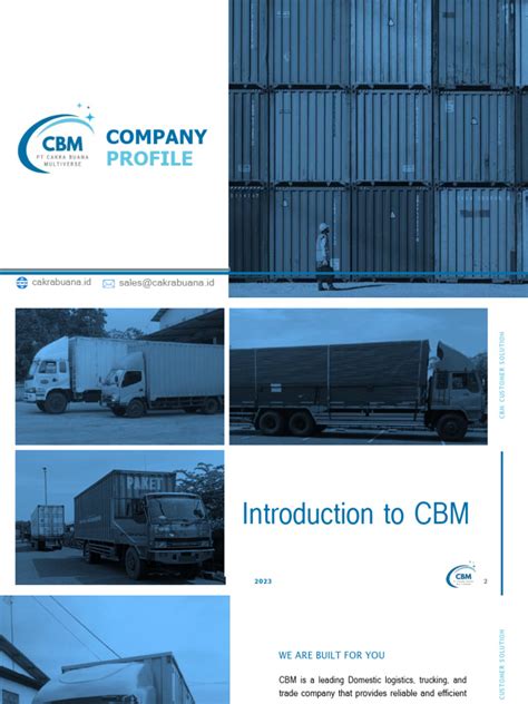 Company Profile Ptcbm Pdf Logistics Customer