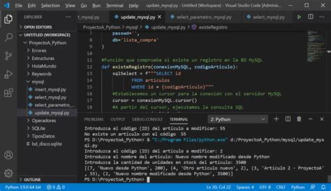 Trabajando Con MySQL MariaDB Y Python Proyecto A