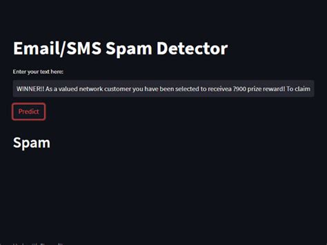 Smsemail Spam Detection System Upwork