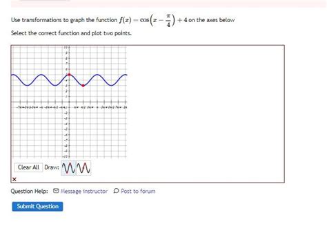 solved use transformations to graph the function