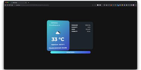 Create a Weather app using React Js - DEV Community