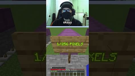 How Many Pixels You Can Stand On In Minecraft Shorts Minecraft Videos