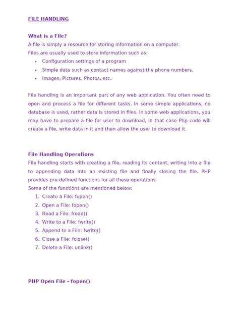 file handling pdf