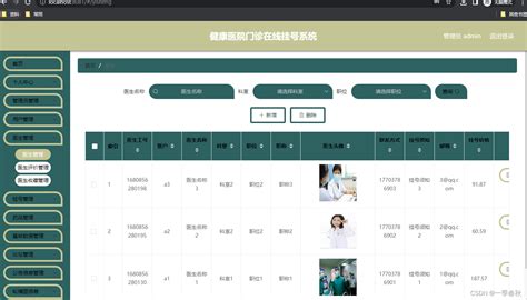 基于springboot vue健康医院门诊在线挂号系统的设计与实现 基于springboot和vue技术的县人民医院网页预约挂号系统开发