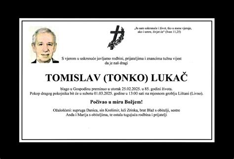 Osmrtnice Livno Osmrtnice Livno