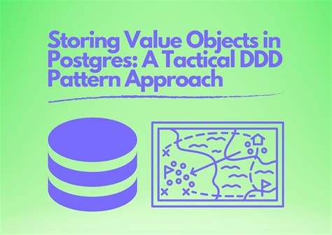Storing Value Objects In Postgres A Tactical Ddd Pattern Approach By
