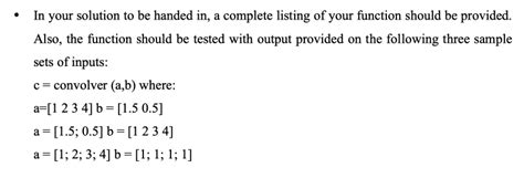 Solved You Are To Design Write Debug And Test A Matlab