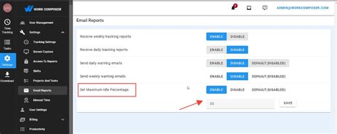 Idle Time Tracking Software Workcomposer