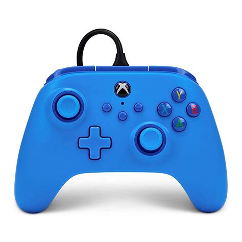 Powera Wired Controller For Xbox Series Xs Blue For Pc Xone Xsx Xss