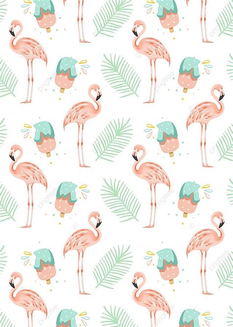 플라밍고 핑크 여름 나뭇잎 타일 배경 플라밍고 여름 잎 배경 일러스트 및 사진 무료 다운로드 Pngtree
