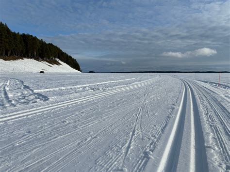 Hiukka Kumpusaari Sapsoranta Ice Trail 18 Km Sotkamo Vuokatti