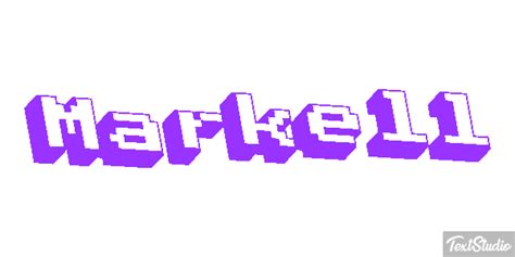 Markell Name Animated  Logo Designs