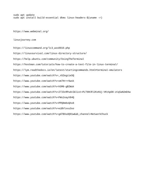 Linux Learning Pdf