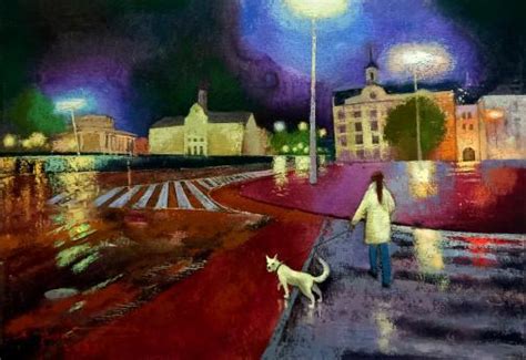 Купити картину «Чернігів Після дощу в жанрі міський пейзаж олійними фарбами на полотні в