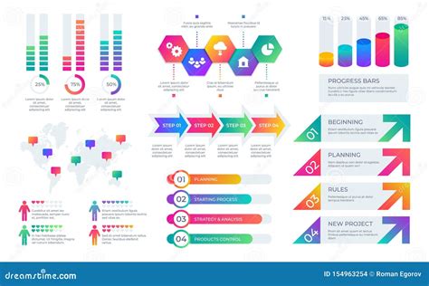 Chart Elements Business Presentation Graph Layout Corporate Report
