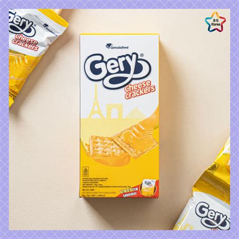 Gery Cheese Crackers 72g Delicious Crispy Snack Individually Wrapped