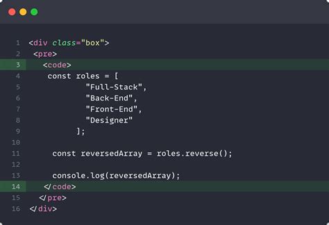 How To Display Code Snippets In HTML