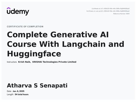 atharva senapati on linkedin generativeai langchain huggingface ai