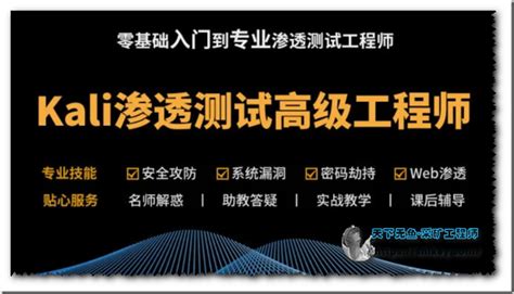 腾讯课堂 kali安全渗透 web白帽子高级工程师 黑客攻防 百度云 天翼云 od gd下载 天下无鱼 资源博客