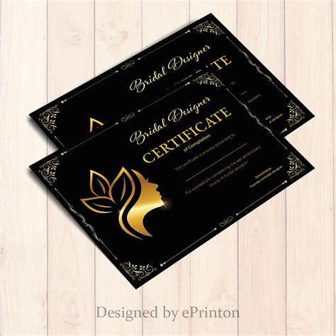 Certificate Design Eprinton
