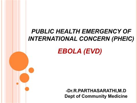 Ebola Ppt Pptx