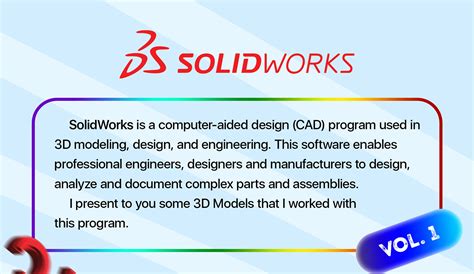 3d Model Drawing Examples In Solidworks On Behance