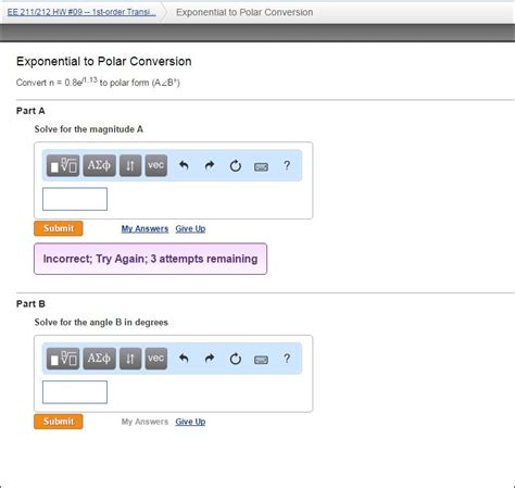 Solved Exponential To Polar Conversion Convert N