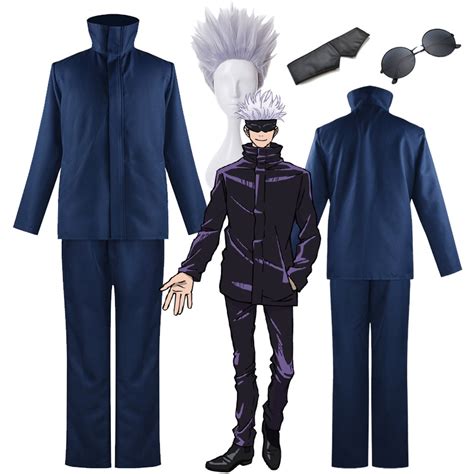 Anime Gojo Satoru Cosplay Costume Jujutsu Kaisen Gojo Satoru Cosplay