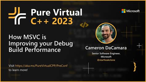 How Msvc Is Improving Your Debug Build Performance Youtube