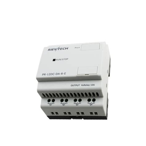 Rievtech Micro PLC Economic Type Programmable Relay PR DC DA R E Mini PLC With Non Expandable