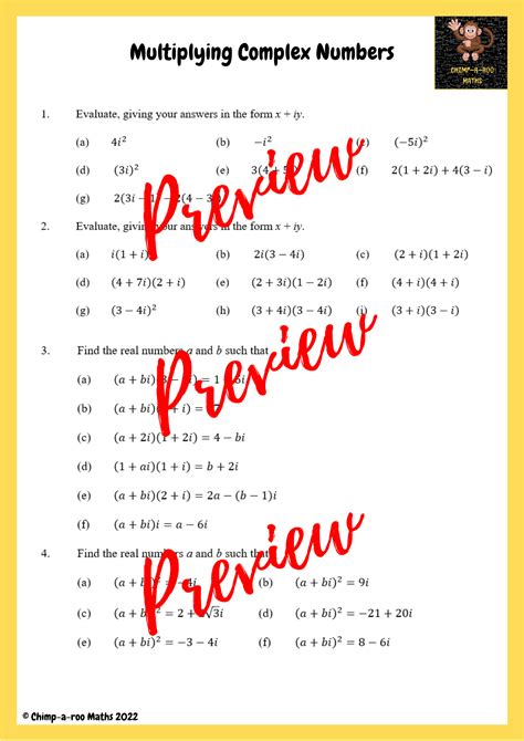 Multiplying Complex Numbers Lesson Teaching Resources