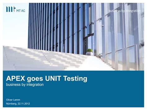 apex goes unit testing ppt