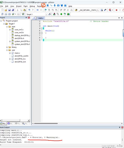 Keil新建工程步骤keil如何创建arm Csdn博客