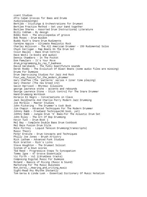 Eds Pdf Drum Kit Funk