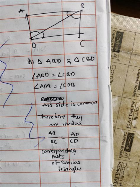 Abcd Is A Rectangle In Which Diagonal Ac Bisects A As Well As C Show