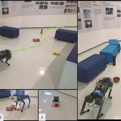 Snapshots Of The Real Robots Navigation In The Cluttered Exhibition