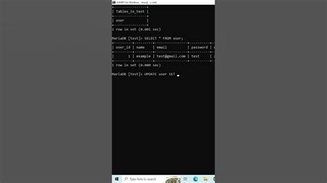 update table in mysqli youtube