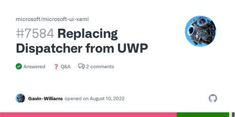 Replacing Dispatcher From Uwp · Microsoft Microsoft Ui Xaml
