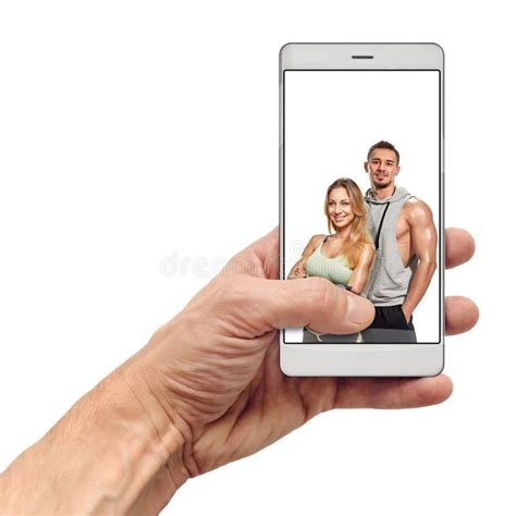 messaging app concept stock image image of device display 236931907
