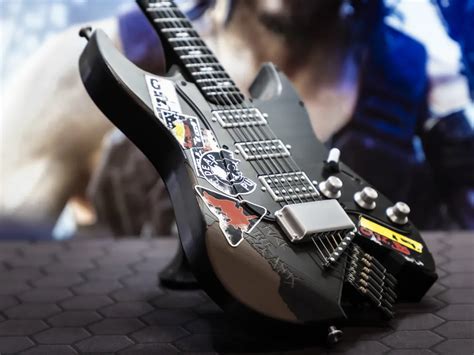 Johnny Silverhand Guitar Deluze Orphean Free 3d Print Model