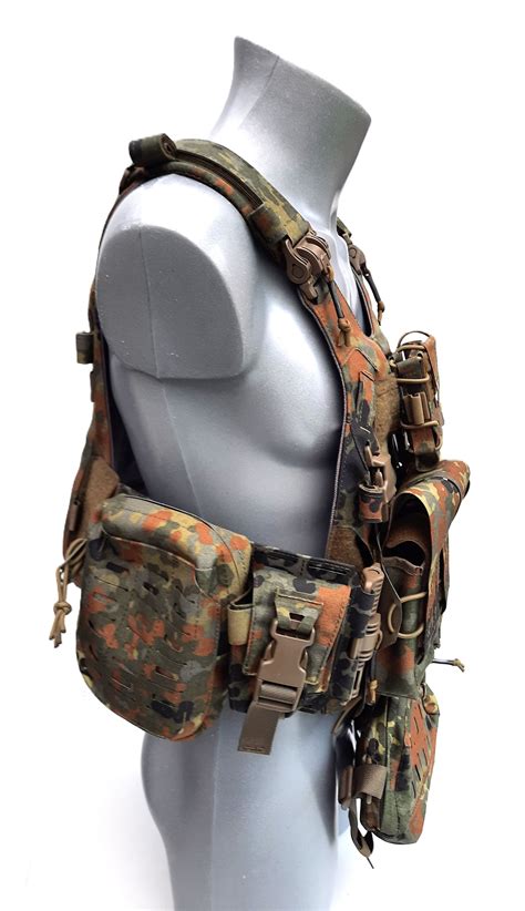 Flecktarn Plate Carrier Class 4 Active Set Sk4