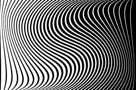 물결 모양의 선은 3d 환상과 비틀림 운동 효과가있는 질감 배경입니다 0명에 대한 스톡 벡터 아트 및 기타 이미지 0명 3차원 형태 검은색 Istock