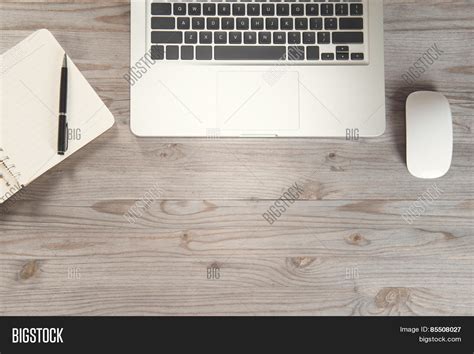 notepad pen laptop image and photo free trial bigstock