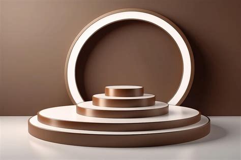 렌더링 플랫폼 스튜디오 배경 터 3d 랜더링 포디움 프리미엄 사진